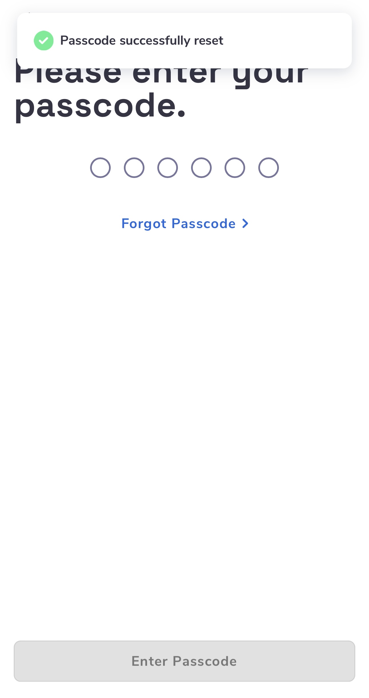 How do I reset my passcode? – Branch Help Center