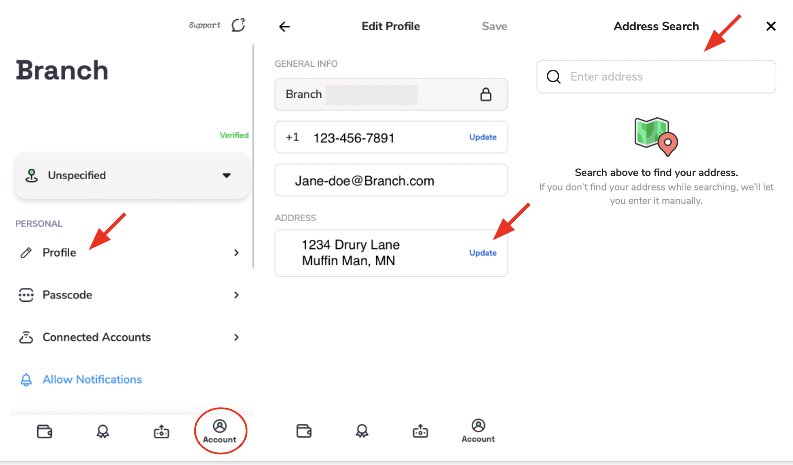 How Do I Update My Address Branch Help Center